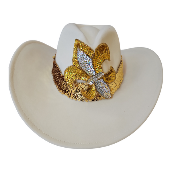 Cream cowboy hat – Fleur de Kim